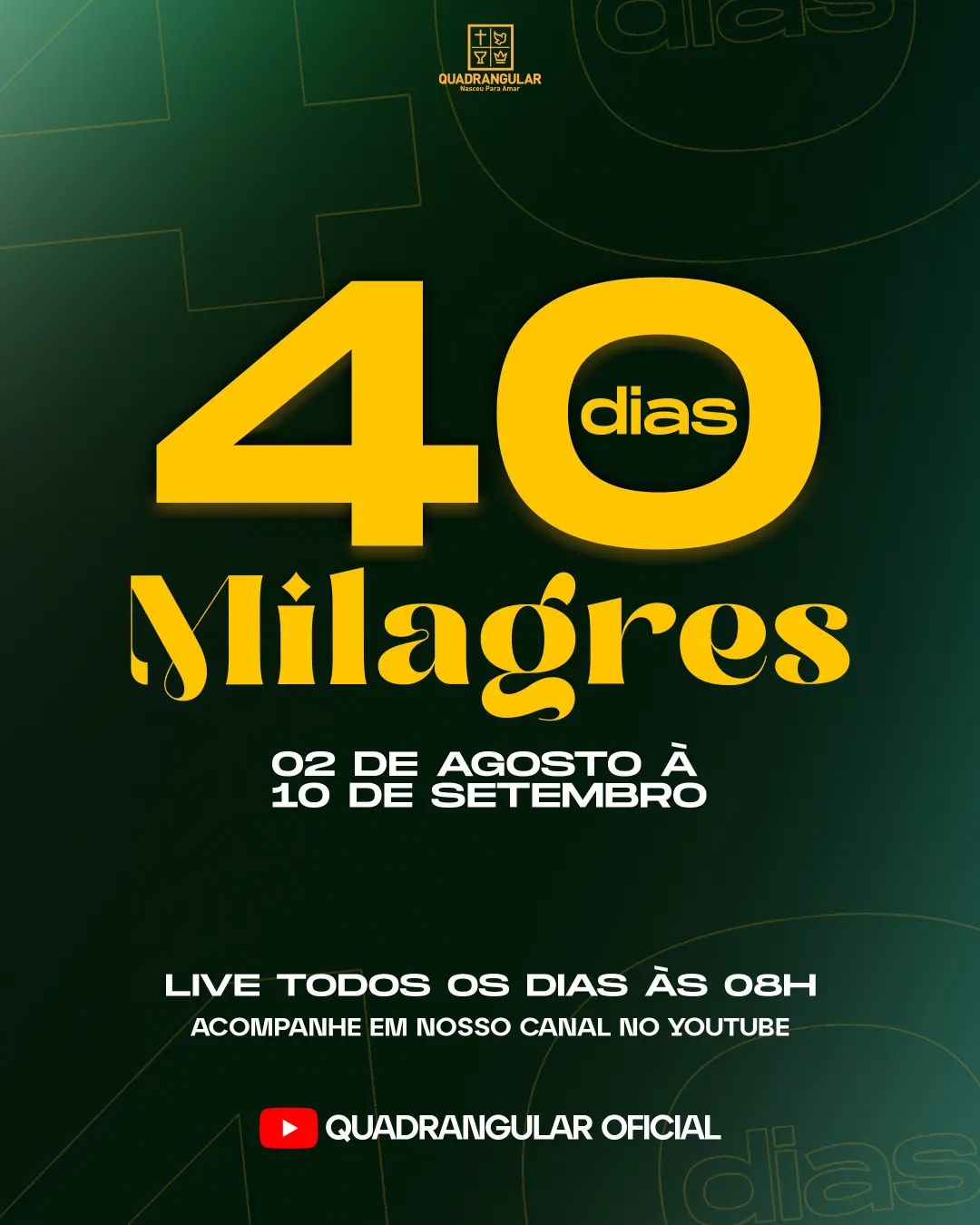 Igreja Quadrangular se prepara para viver dias de grandes milagres e ...