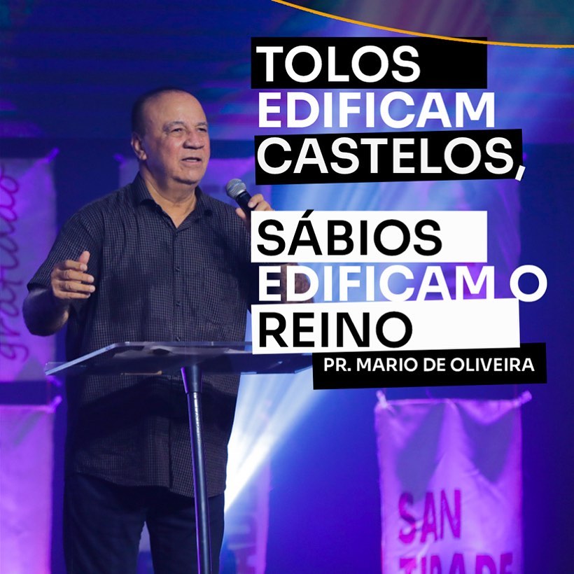 Rev. Mario de Oliveira ensinará sobre princípios do sucesso pessoal ...